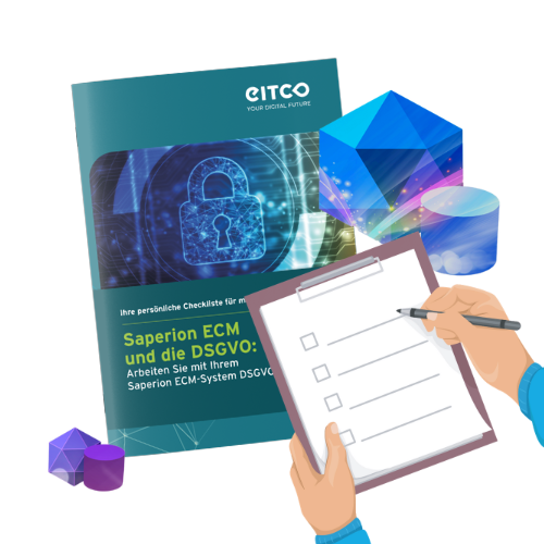 Kostenlose Checkliste | Saperion ECM und die DSGVO | jetzt lesen
